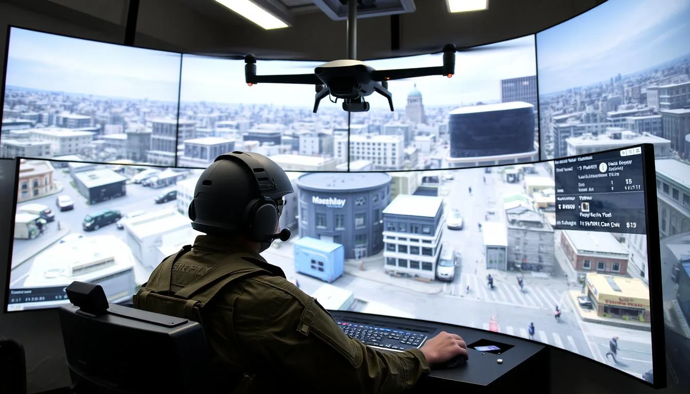 Military Drone Simulator for Training & Operations