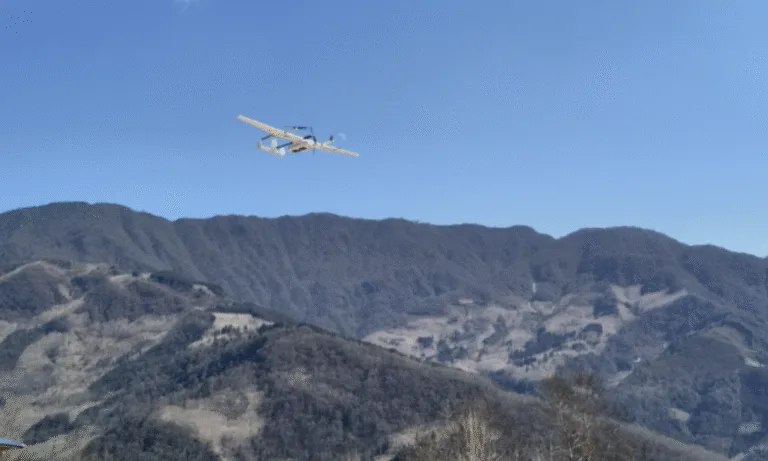 Vertical take-off fixed-wing UAV simulation training system - SRIZFLY