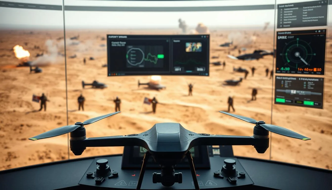 Tactical Drone Simulation for Military Units