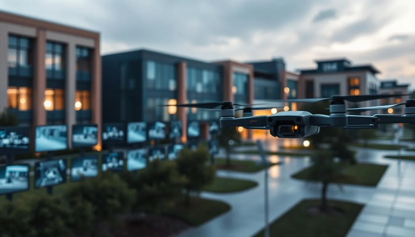 Secure Campus with Drone Monitoring System
