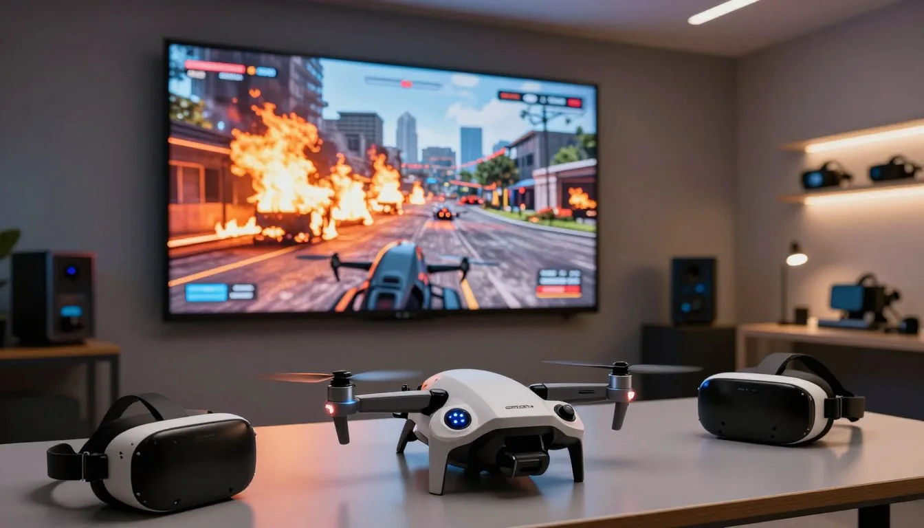 Fire Drone Simulator: Pilot Drones in Realistic Scenarios